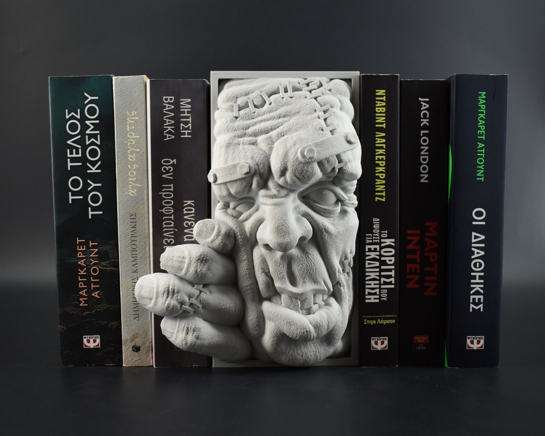 Frankenstein Book Nook, Gothic Horror Bookshelf Insert, Perfect for ...