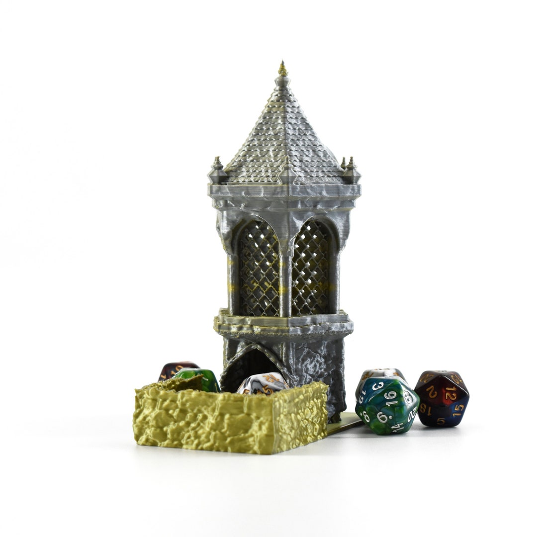 Ancient Well Dice Tower - Handcrafted, 3D Printed in Over 30 Colors ...