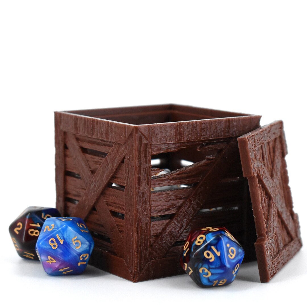 Wooden Crate Dice Jail 3D Printed Over 30 Colors Perfect - Etsy