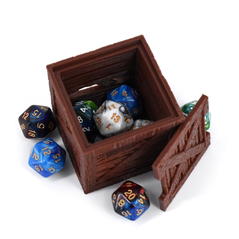 Wooden Crate Dice Jail 3D Printed Over 30 Colors Perfect - Etsy