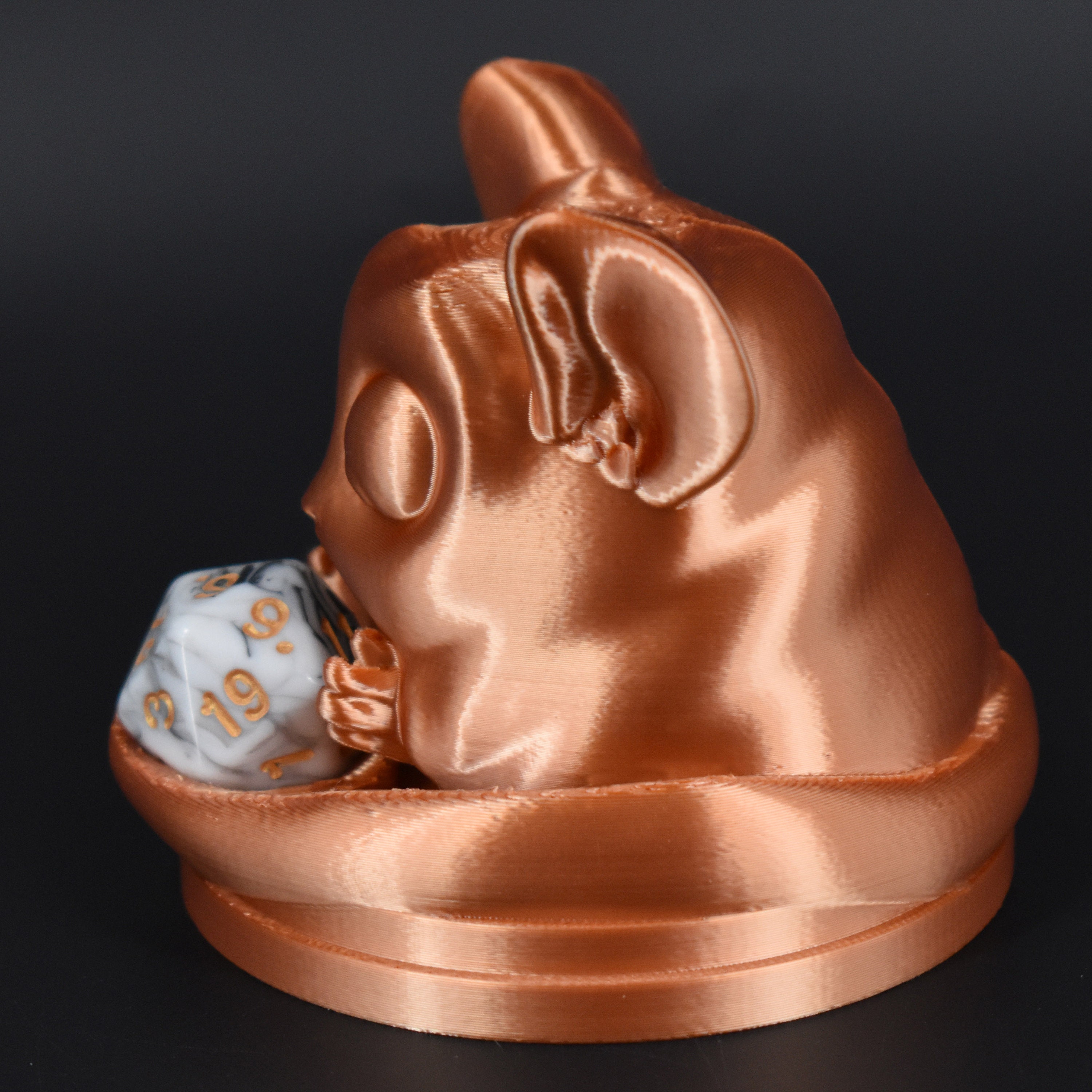 Chinchilla Charlie Dice Gurardian 3D Printed Over 30 - Etsy