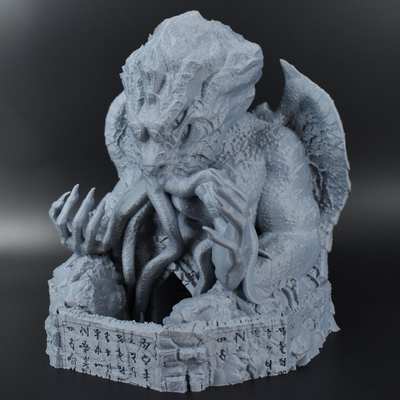 Cthulhu Dice Tower - 3D Printed - Over 30 Colors, Hand Painted Option ...