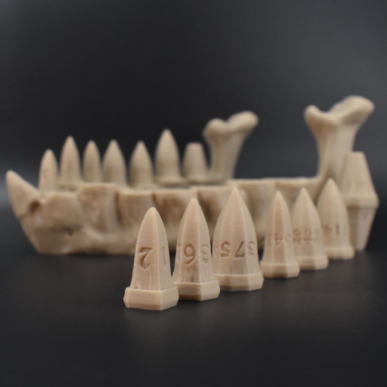 Dragon Teeth Dice Set 3D Printed Over 30 Colors Hand - Etsy