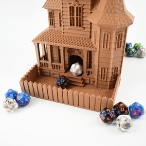 Haunted House Dice Tower, 3D Printed, Over 30 Color Options, Hand ...