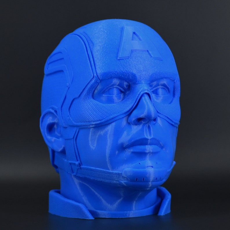 Captain America Headphone Stand Paintable Bust Different - Etsy