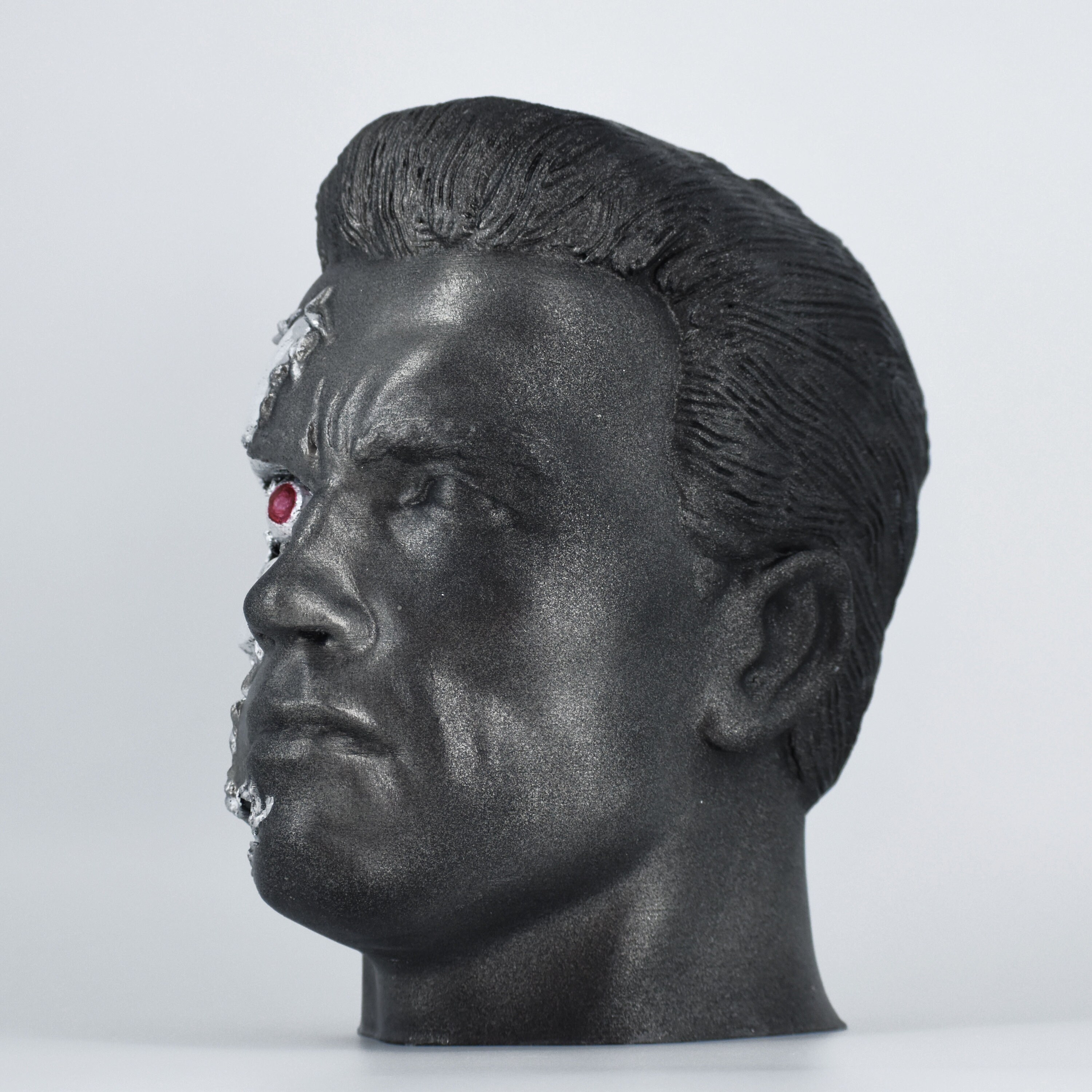 Terminator T-800 Headphone Stand , Paintable Bust , Different Colors - Etsy