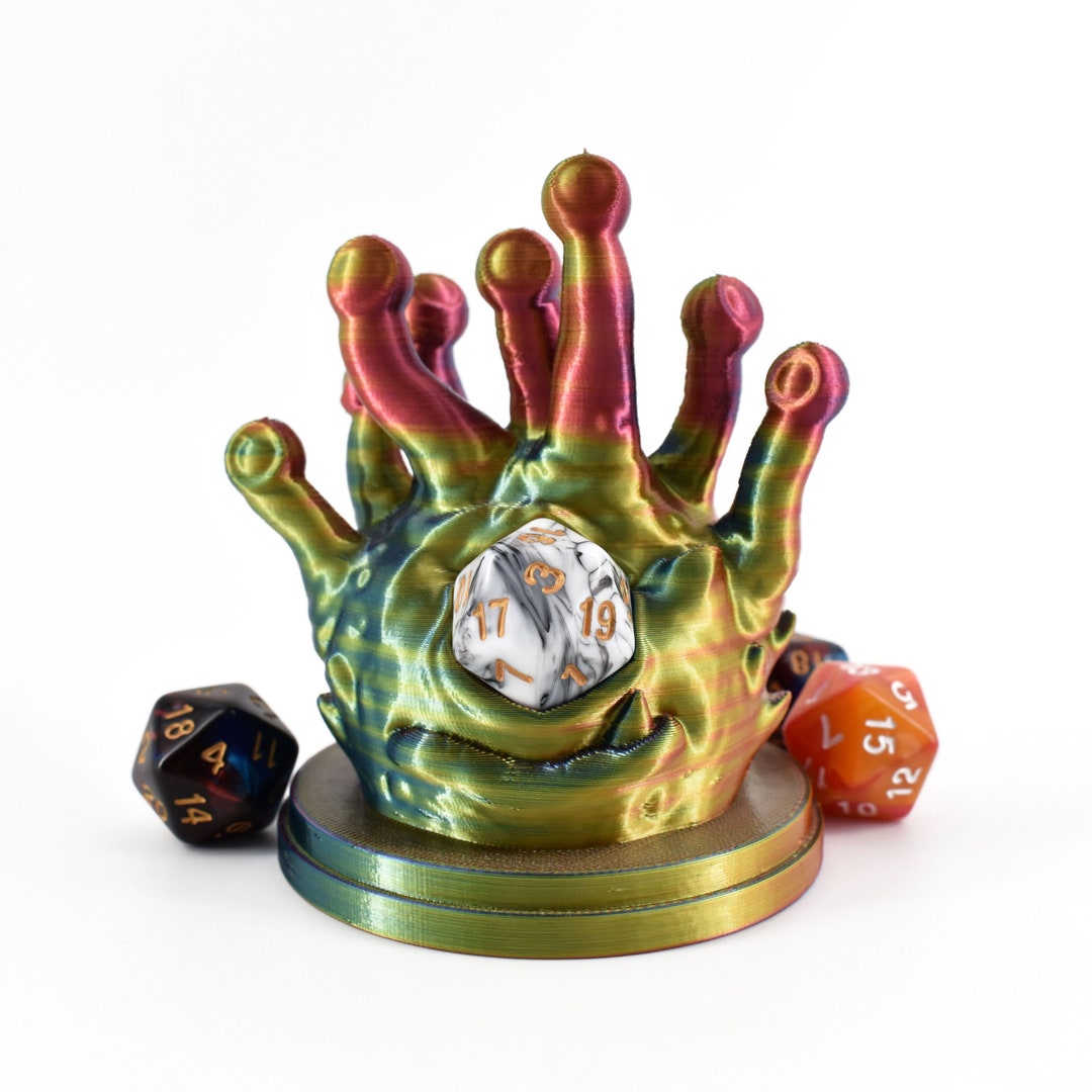 Evil Eye Dice Gurardian 3D Printed Over 30 Colors Perfect for D&D ...