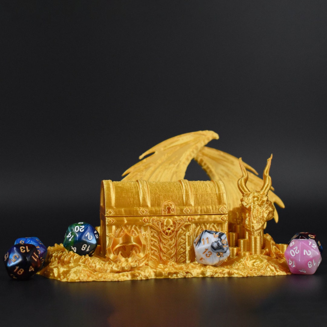Dragon's Hoard Dice Jail 3D Printed Over 30 Colors - Etsy