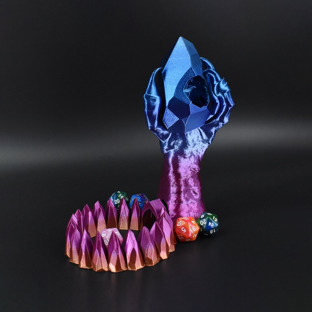 Claw of Fate Dice Tower 3D Printed Over 30 Colors Hand - Etsy