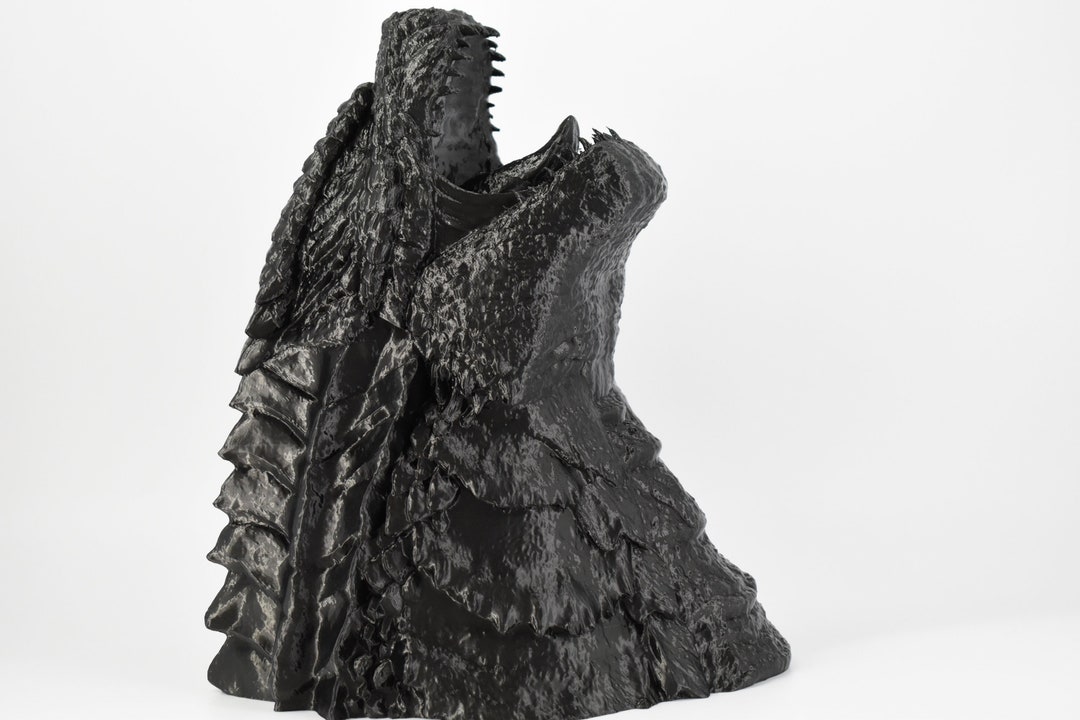 Godzilla Headphone Stand , Paintable Bust , Different Colors, - Etsy