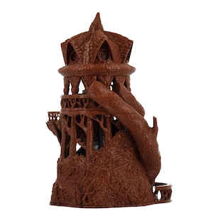 Druid Dice Tower, Perfect for Dnd, 3D Printed in Over 30 Colors, Hand ...