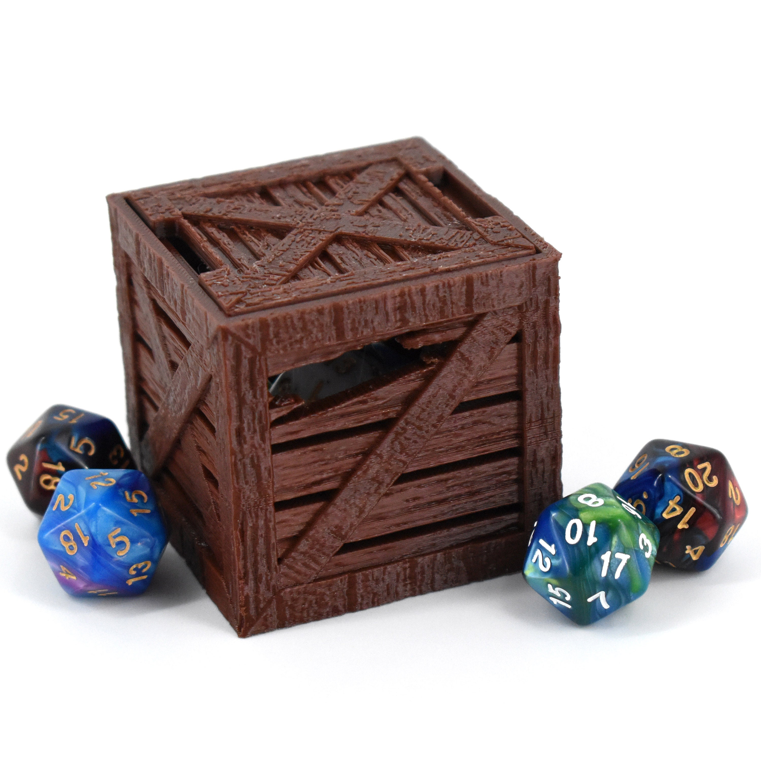 Wooden Crate Dice Jail 3D Printed Over 30 Colors Perfect - Etsy