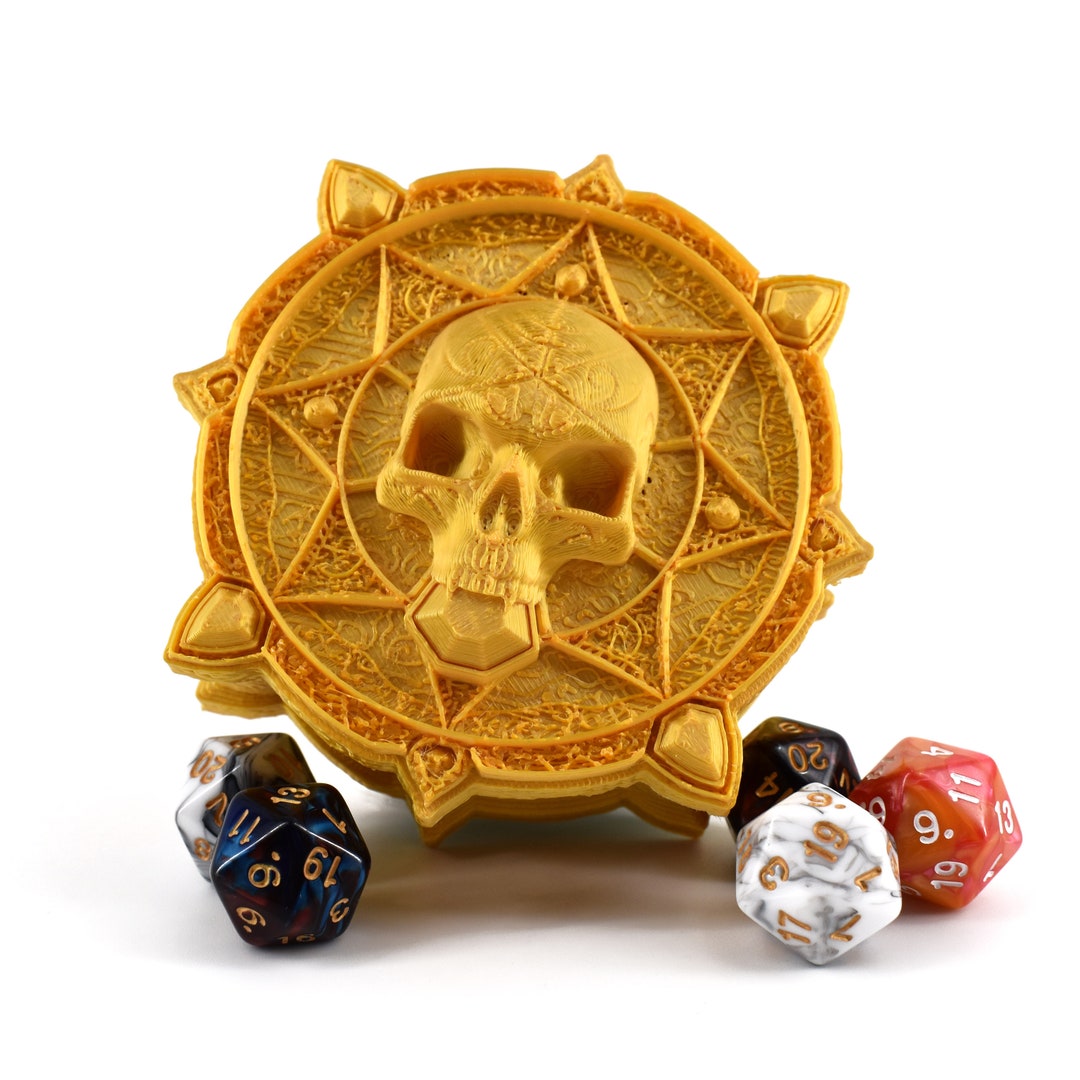 Necro Box - 3D Printed - Over 30 Colors - Ideal for D&D, Pathfinder ...