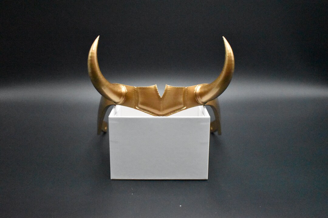 2 Horn Lady Loki, Sylvie Crown 3D Printed , Hand Painted, Costume ...