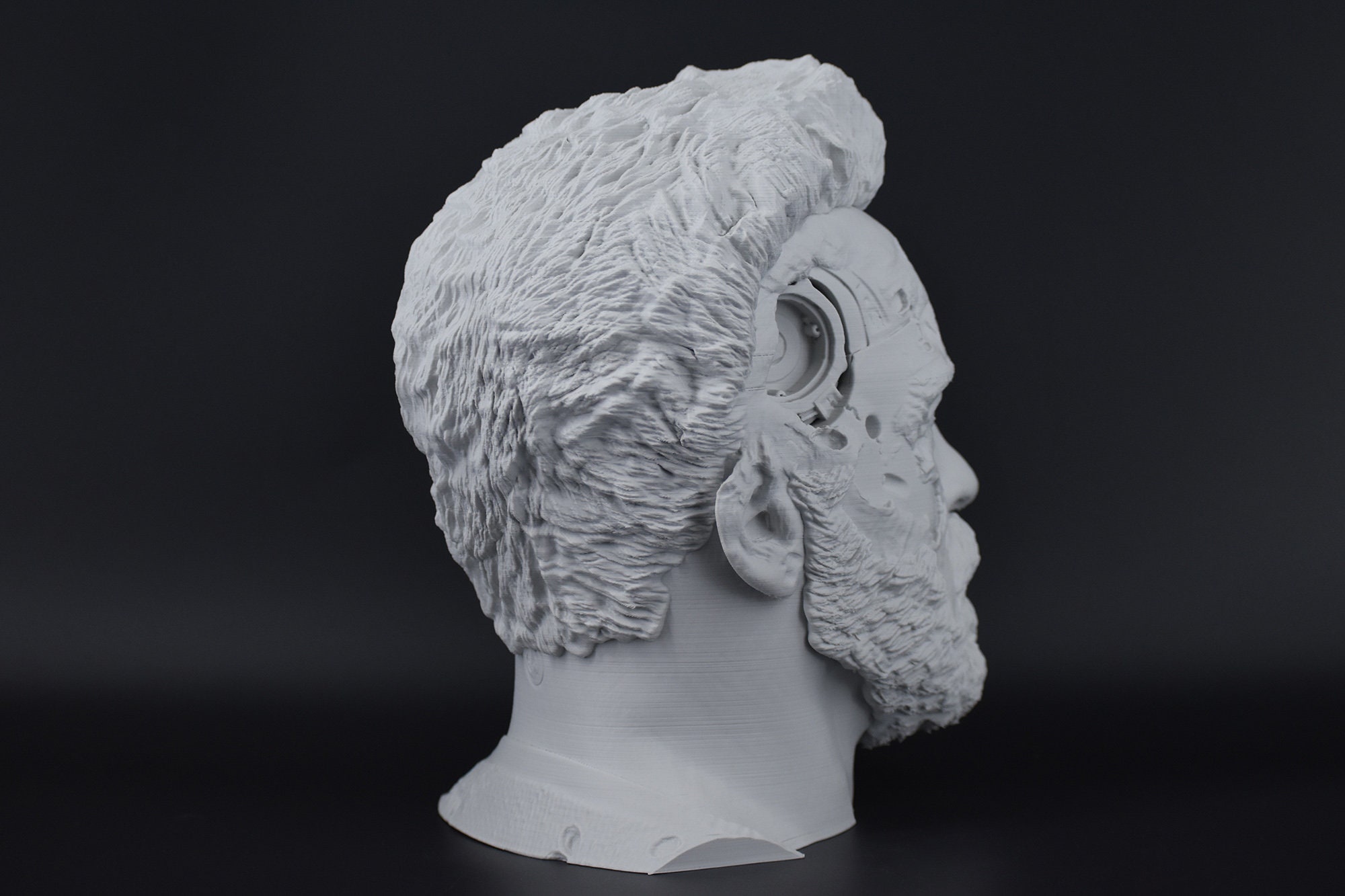 Terminator Dark Fate Headphone Stand , Paintable Bust , Different ...