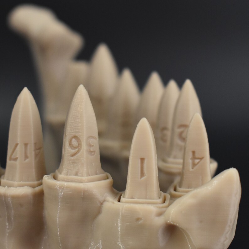 Dragon Teeth Dice Set 3D Printed Over 30 Colors Hand - Etsy