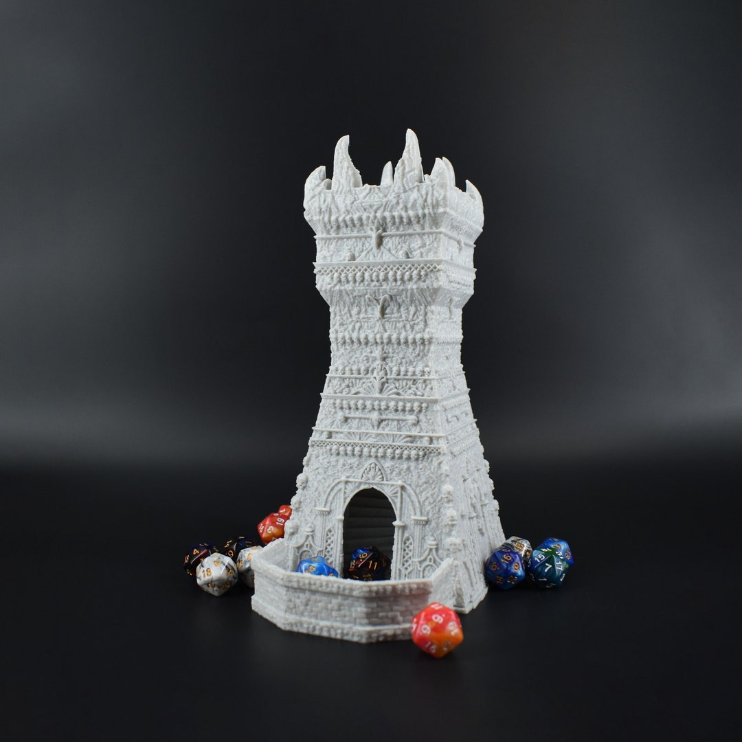 Necromancer Dice Tower, 3D Printed, Available in Over 30 Colors, Hand ...