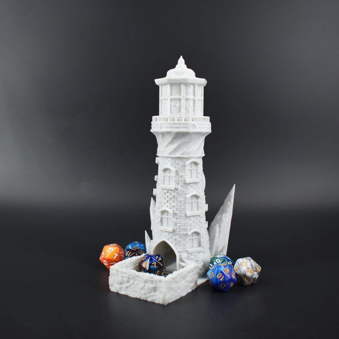 Light House Dice Tower - 3D Printed - Over 30 Colors - Ideal for Dnd ...