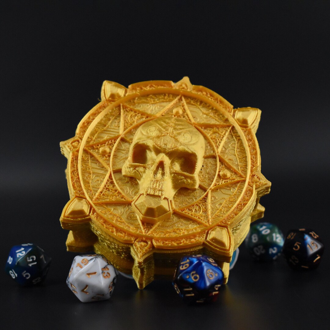 Necro Box 3D Printed Over 30 Colors Ideal for D&D - Etsy