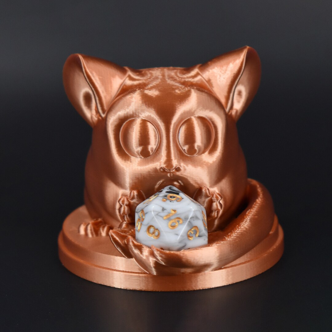 Chinchilla Charlie Dice Gurardian 3D Printed Over 30 - Etsy