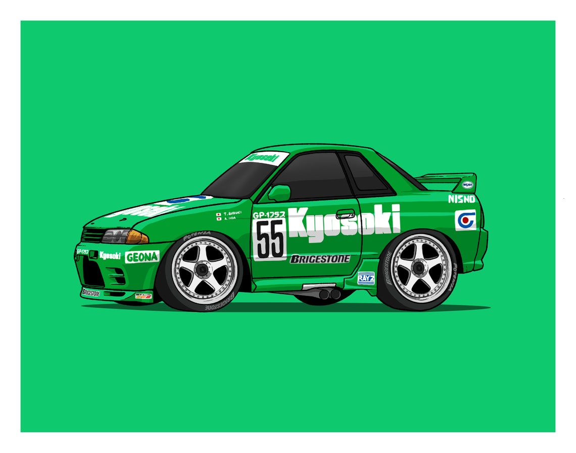 GTR R32 Prints W/iconic Liveries //made to Order // Godzilla // R32 ...