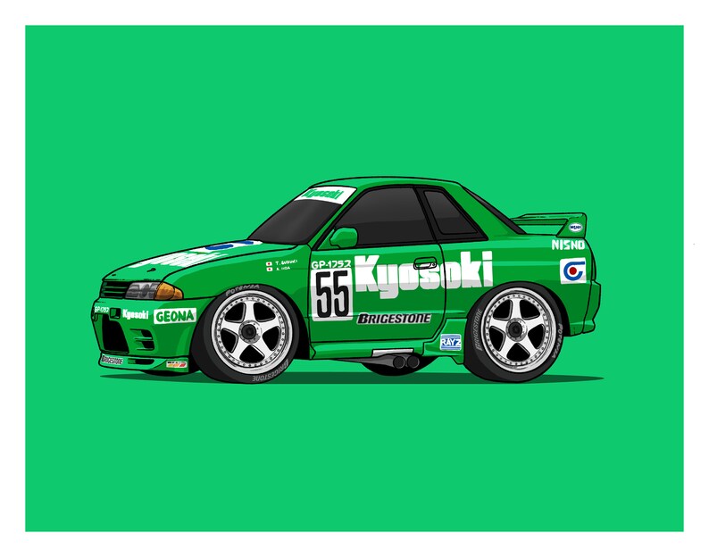 GTR R32 Prints W/iconic Liveries //made to Order // Godzilla // R32 ...