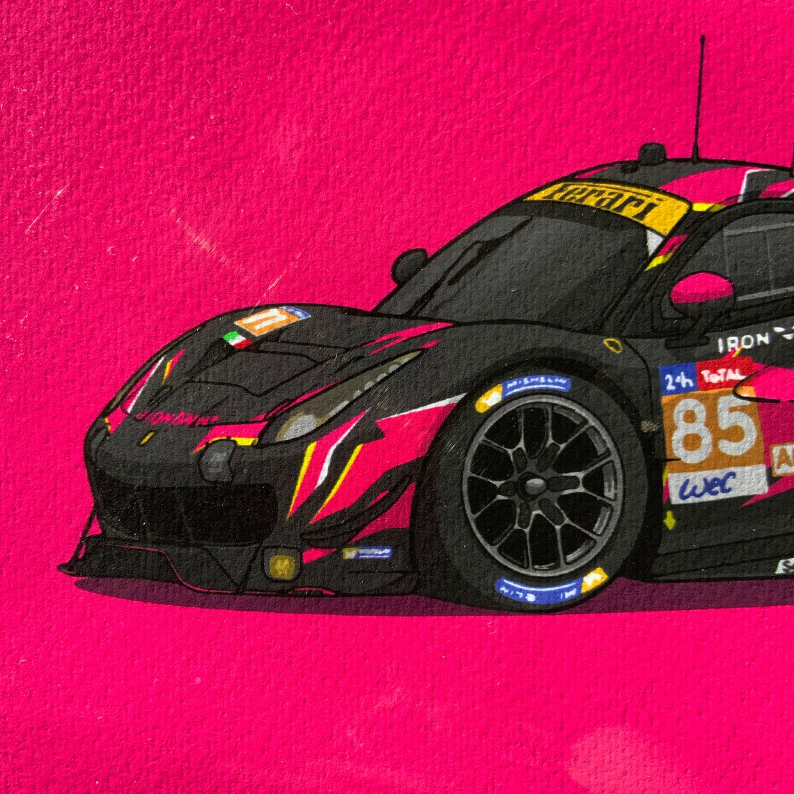 Ferrari 488 GTE Prints // Made to Order // Giclee Prints // - Etsy