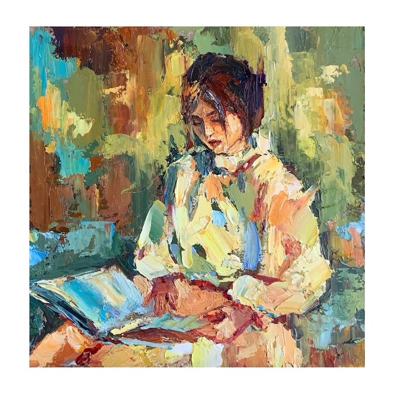 Original Art , Modern Art, Impasto, Living Room Wall Art, Gift ,sunny ...