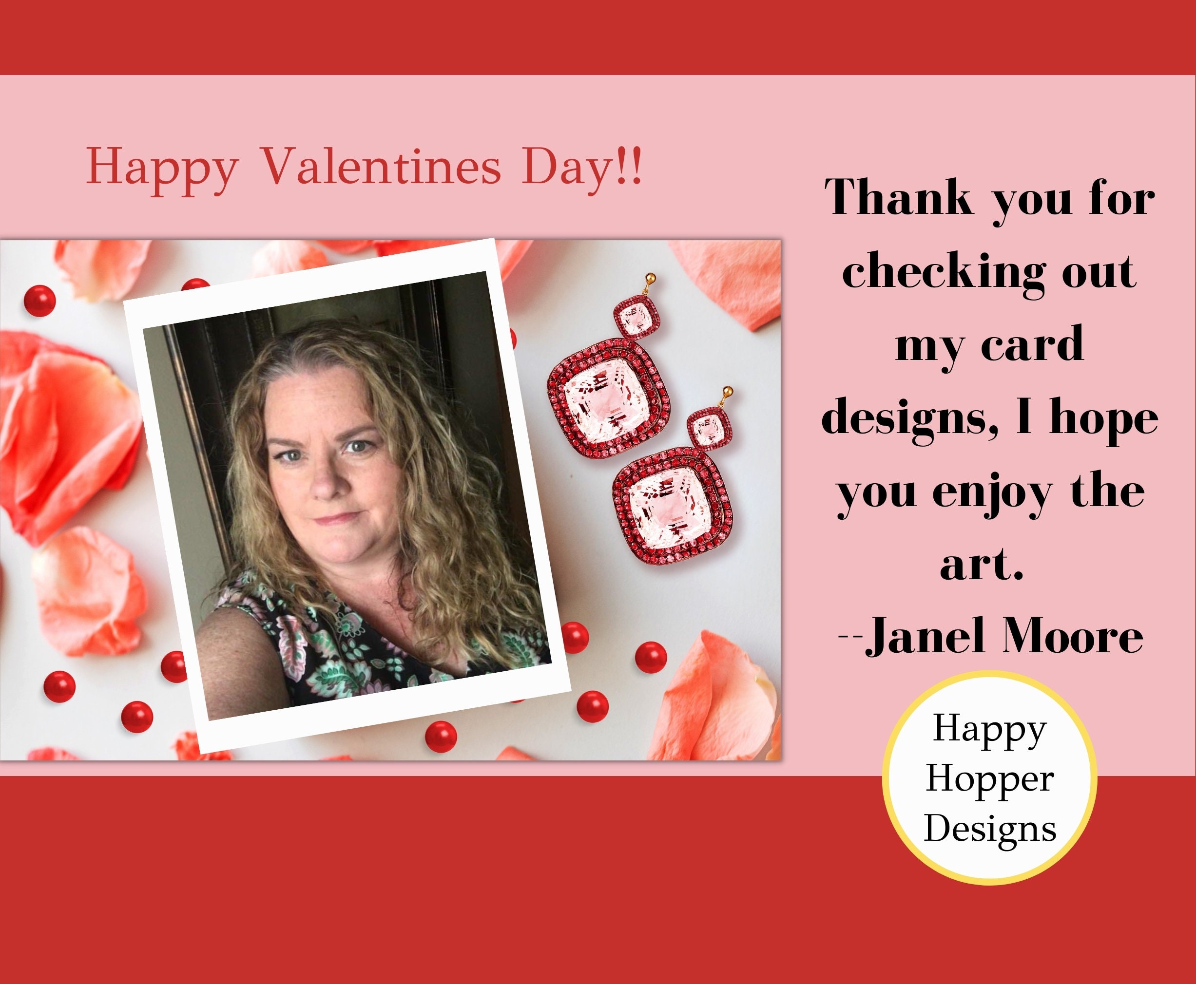 Printable Hearts A Plenty Card Valentines Day Card 7x5 - Etsy