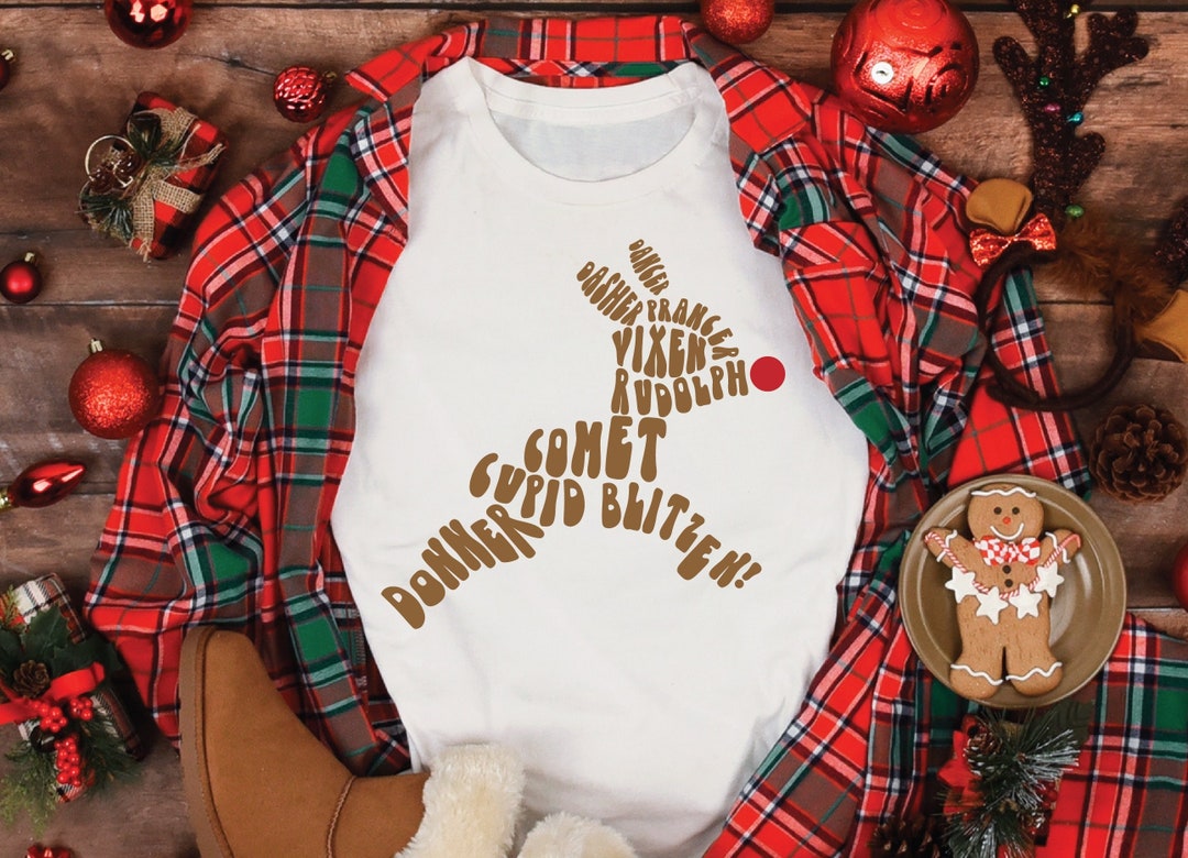 Reindeer Names Rudolph Dasher Dancer Prancer Vixen Comet Cupid Donner ...