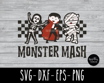Monster Mash Svg - Etsy