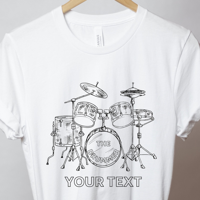 Drummers Custom T Shirt - Etsy