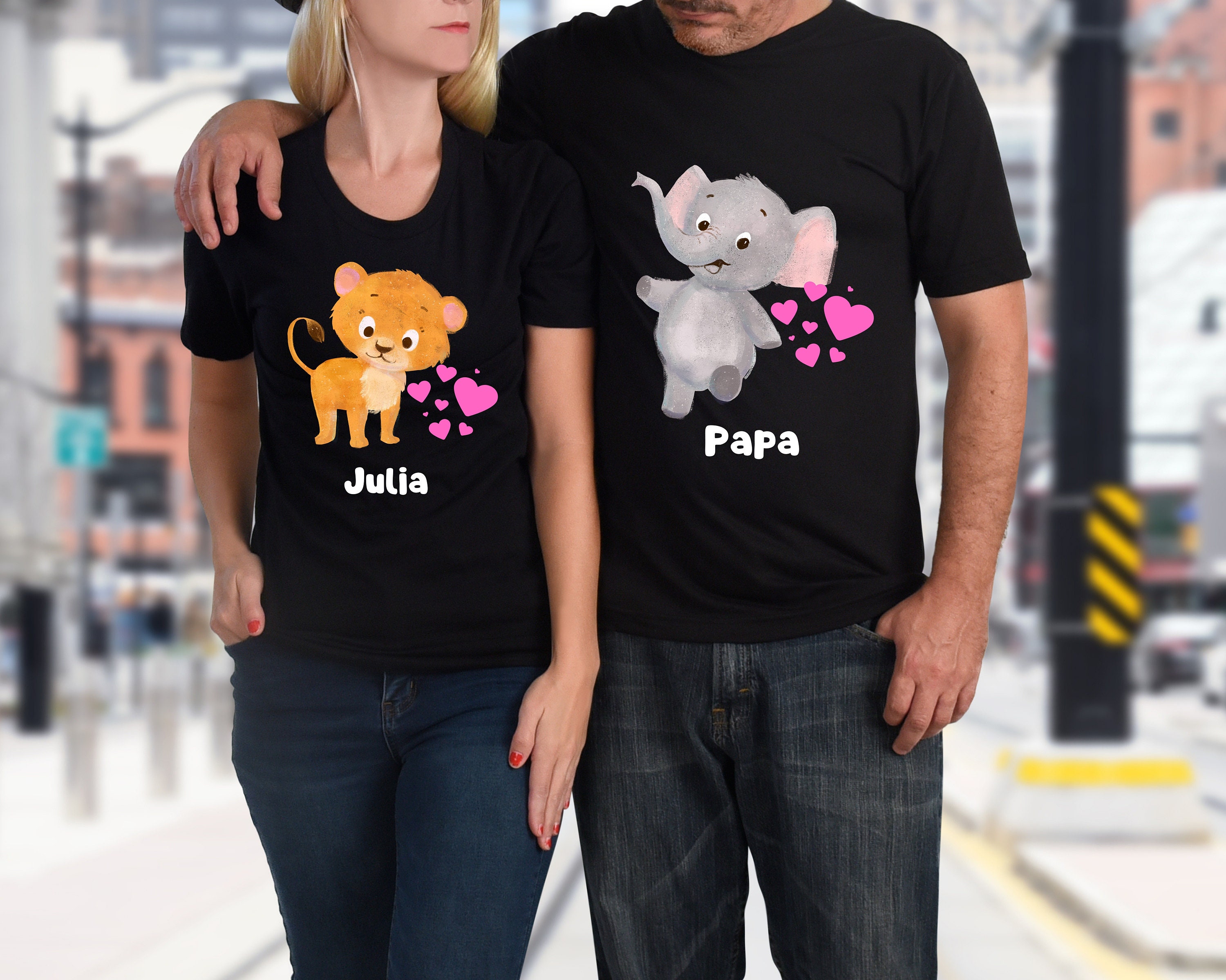 Cute Jungle Animals Shirts, Cute Jungle Animals Love Family Matching ...