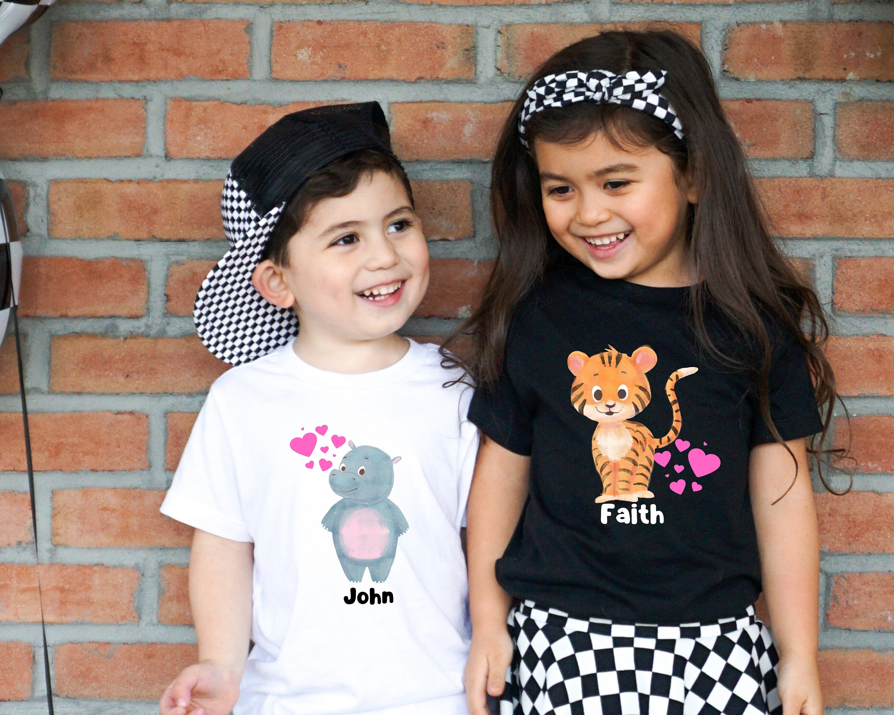 Cute Jungle Animals Shirts, Cute Jungle Animals Love Family Matching ...