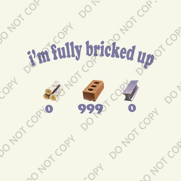 Im Fully Bricked up Shirt - Etsy