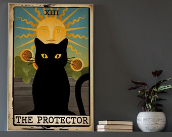 Cat Print Wall Art | Etsy