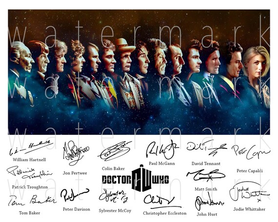 Doctor Who Dr Who signed 8X10 print photo photograph picture | Etsy