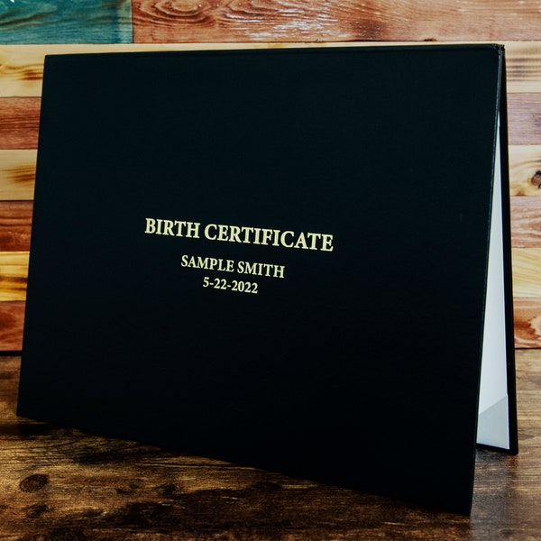Birth Certificate Holder - Etsy