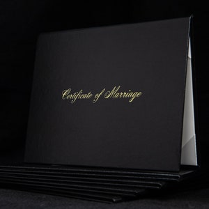Stock Marriage Certificate Cursive Font Design Cover Hardback Textured ...