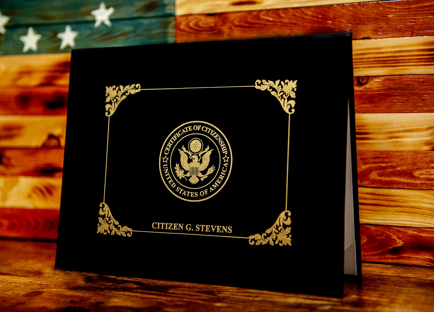 US Citizenship Certificate Cover customizable Hardback - Etsy