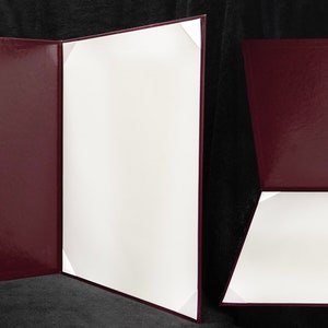 Premium Tent Style Document Cover W/ Customized Printing - for Logos ...