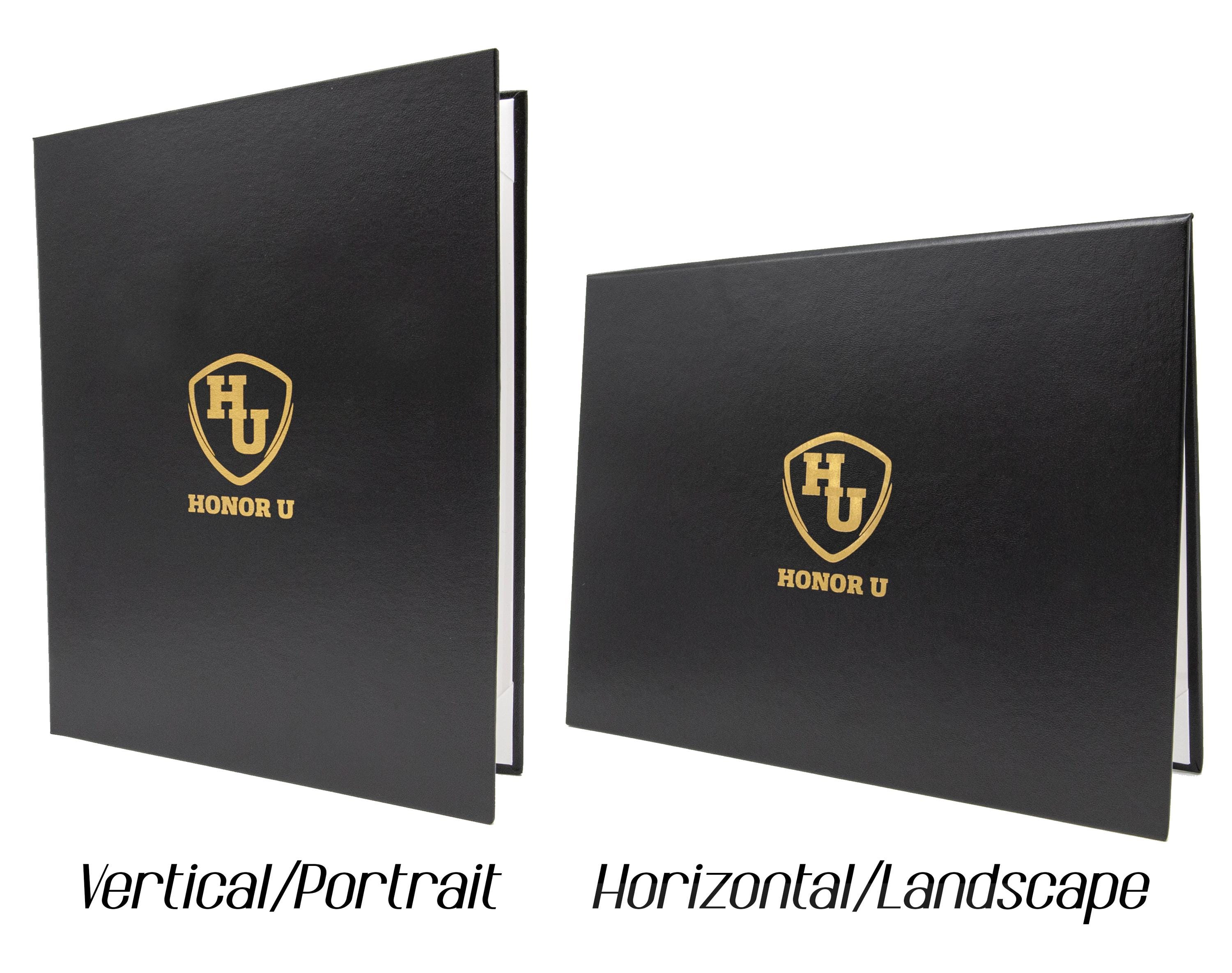 Document Cover for Master Degree | Non-padded Faux Leather With ...