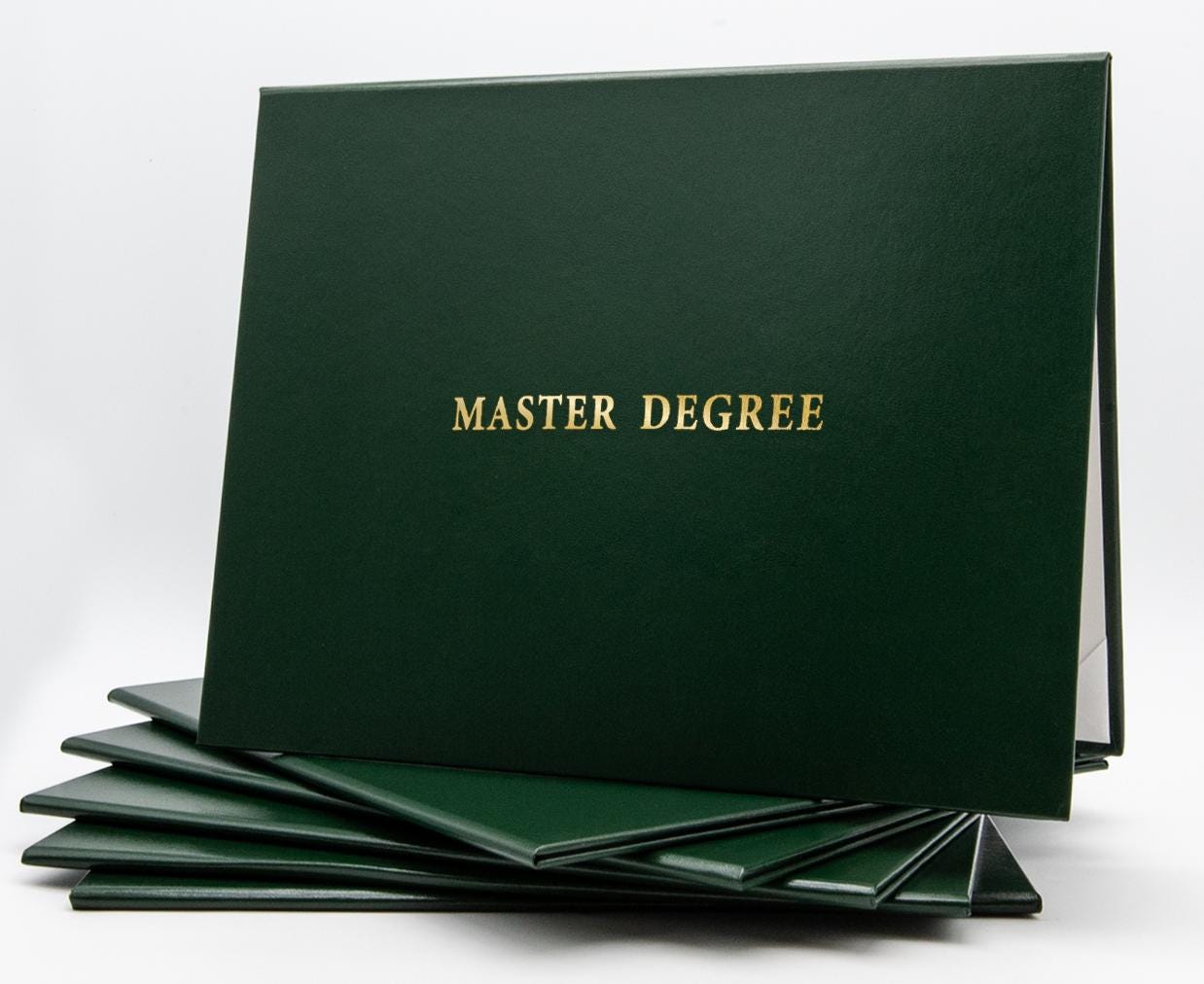 Document Cover for Master Degree | Non-padded Faux Leather With ...