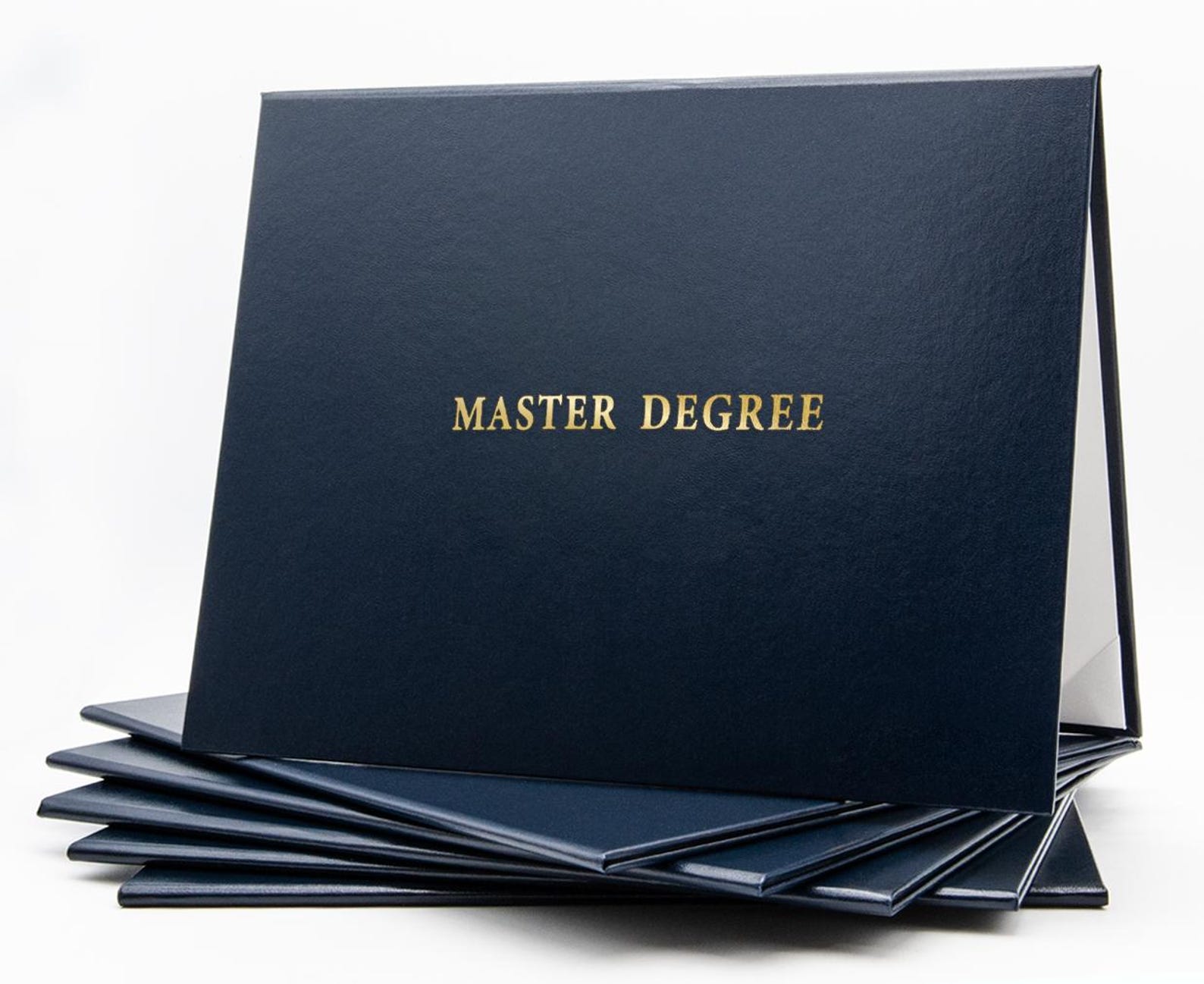 Document Cover for Master Degree | Non-padded Faux Leather With ...