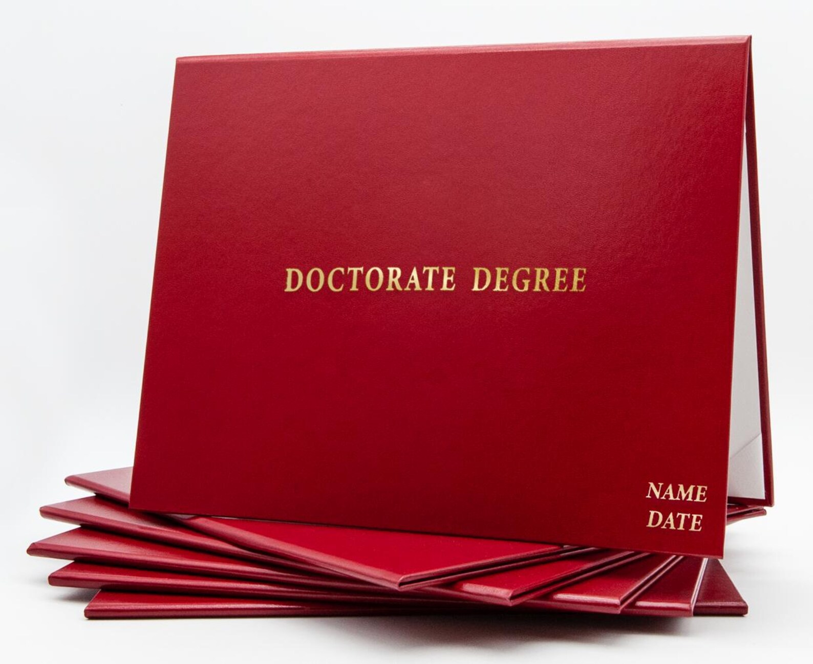 Personalized Document Cover for Doctorate Degree | Non-padded Faux ...