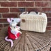 Crocheted Mouse in A Suitcase Interactive Stuffed Animal - Etsy Canada