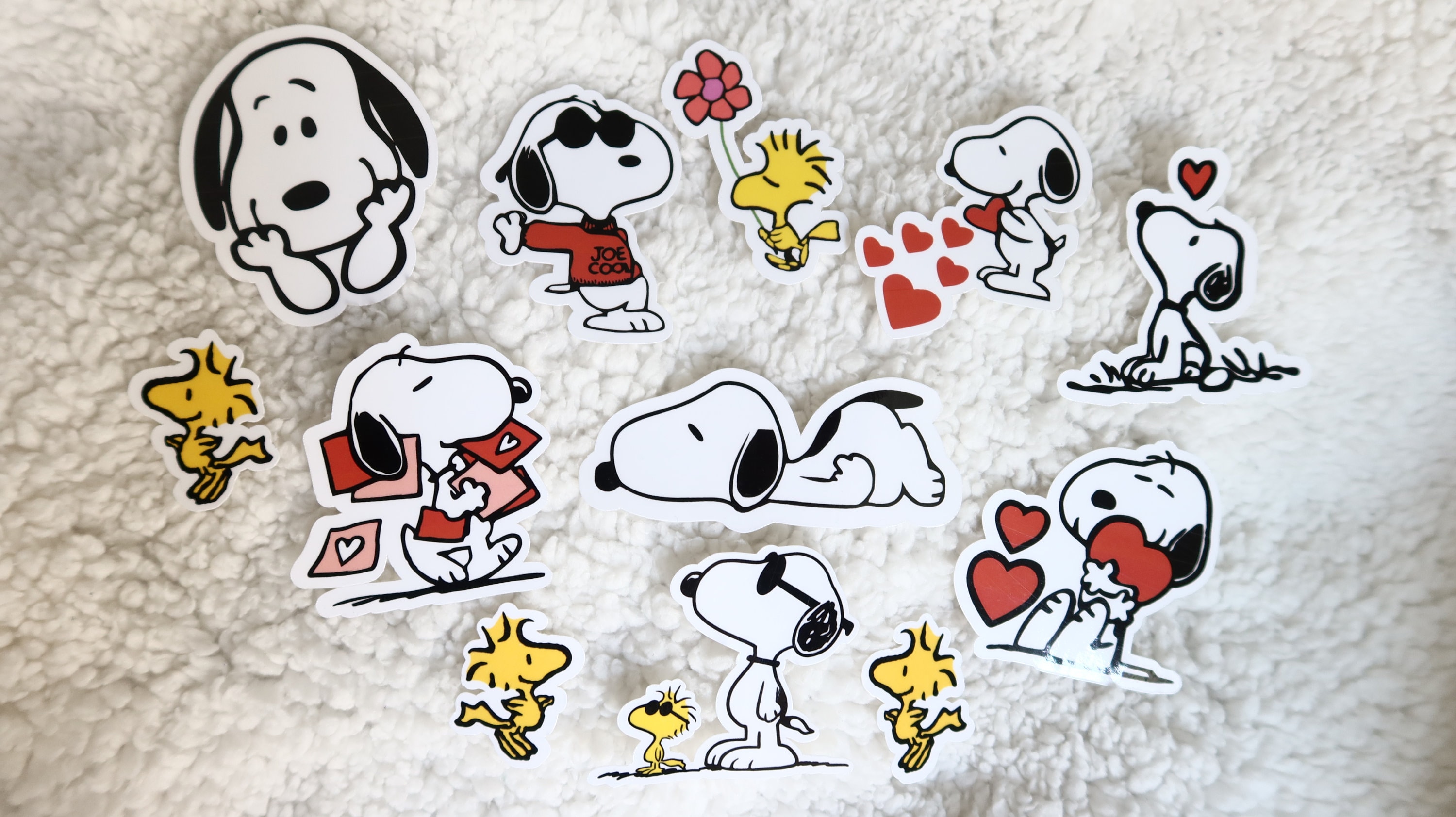 Snoopy Stickers / Peanuts Inspired / Woodstock / Snoopy and | Etsy