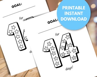 14 Day Tracker - Etsy