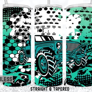 Adventure OFFROAD Teal 20oz Skinny Tumbler Sublimation Designs Travel ...