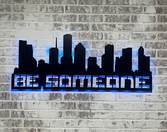 Houston Skyline SVG Bundle: 'be Someone' Graffiti (digital Download) - Etsy